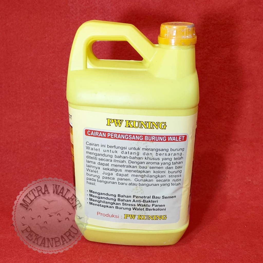 Jual Parfume PW Kuning Parfum Dinding Aroma Pemikat Walet 5 Liter ...