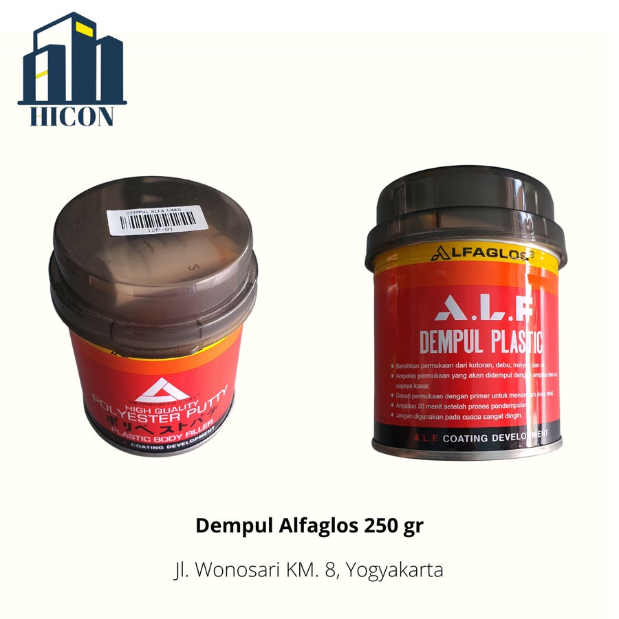 Jual Dempul Alfagloss Free Hardener - 250gr | Shopee Indonesia