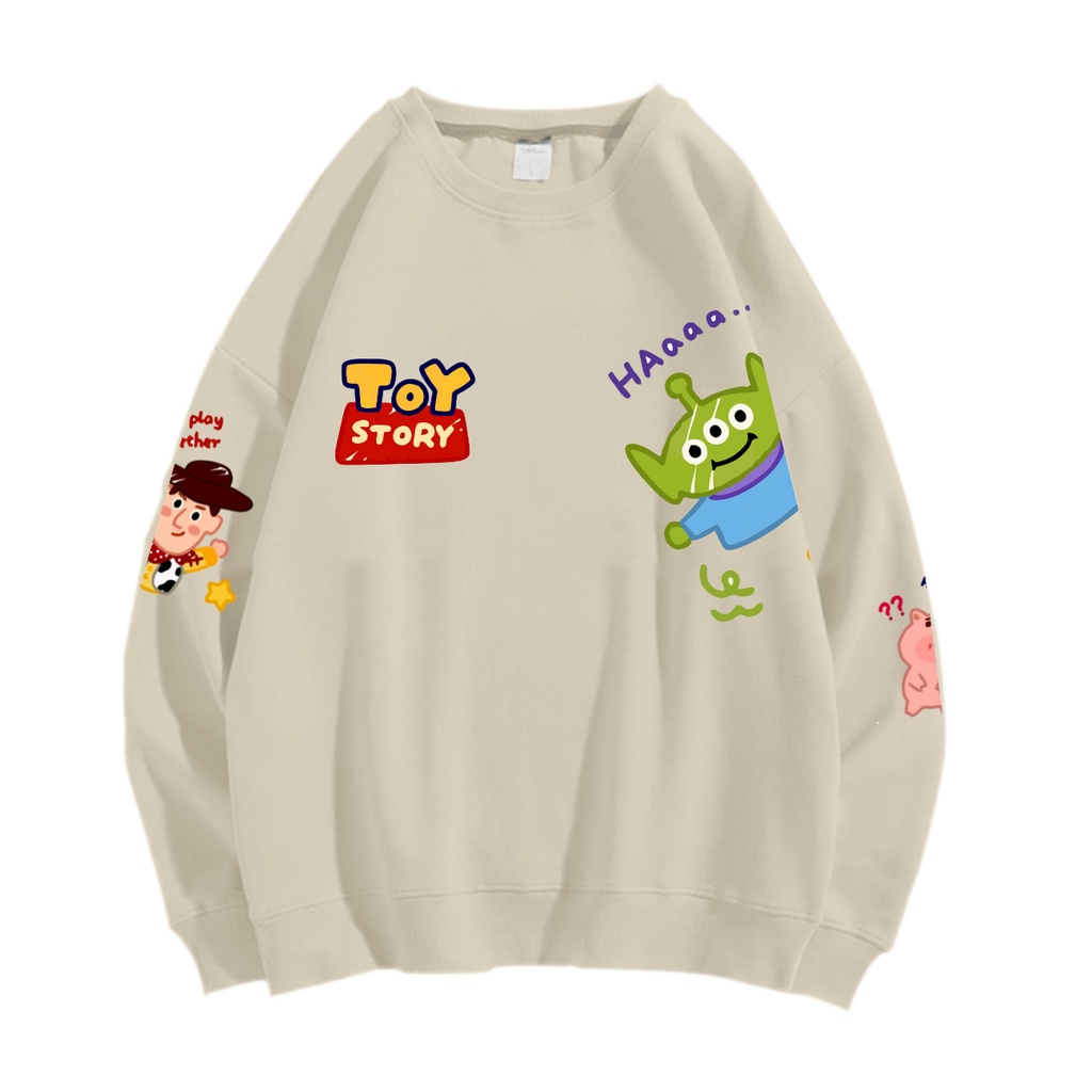 Jual WOODY HAND SWEATER SWITER CREWNECK PRIA WANITA OVERSIZE Size M-XXL ...