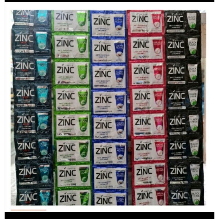 Jual SAMPO ZINC 1 RENCENG 24 SACHET | Shopee Indonesia
