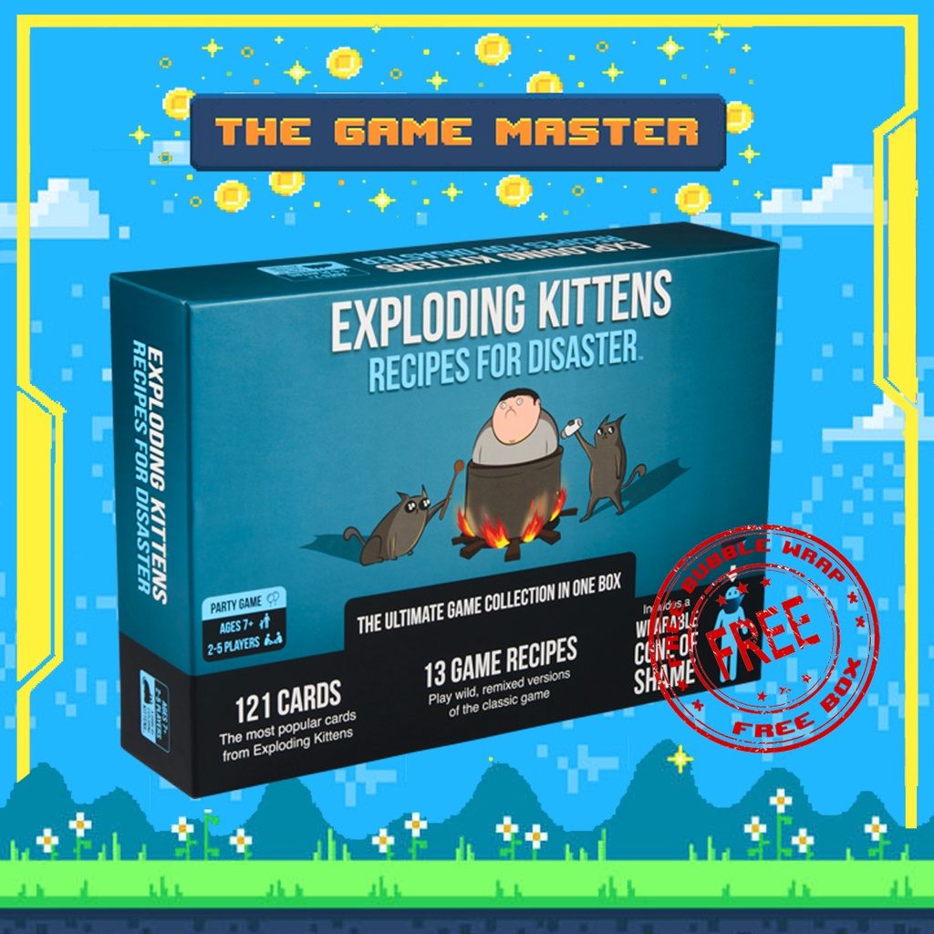 Jual EXPLODING KITTENS RECIPES FOR DISASTER Board Game | Shopee Indonesia