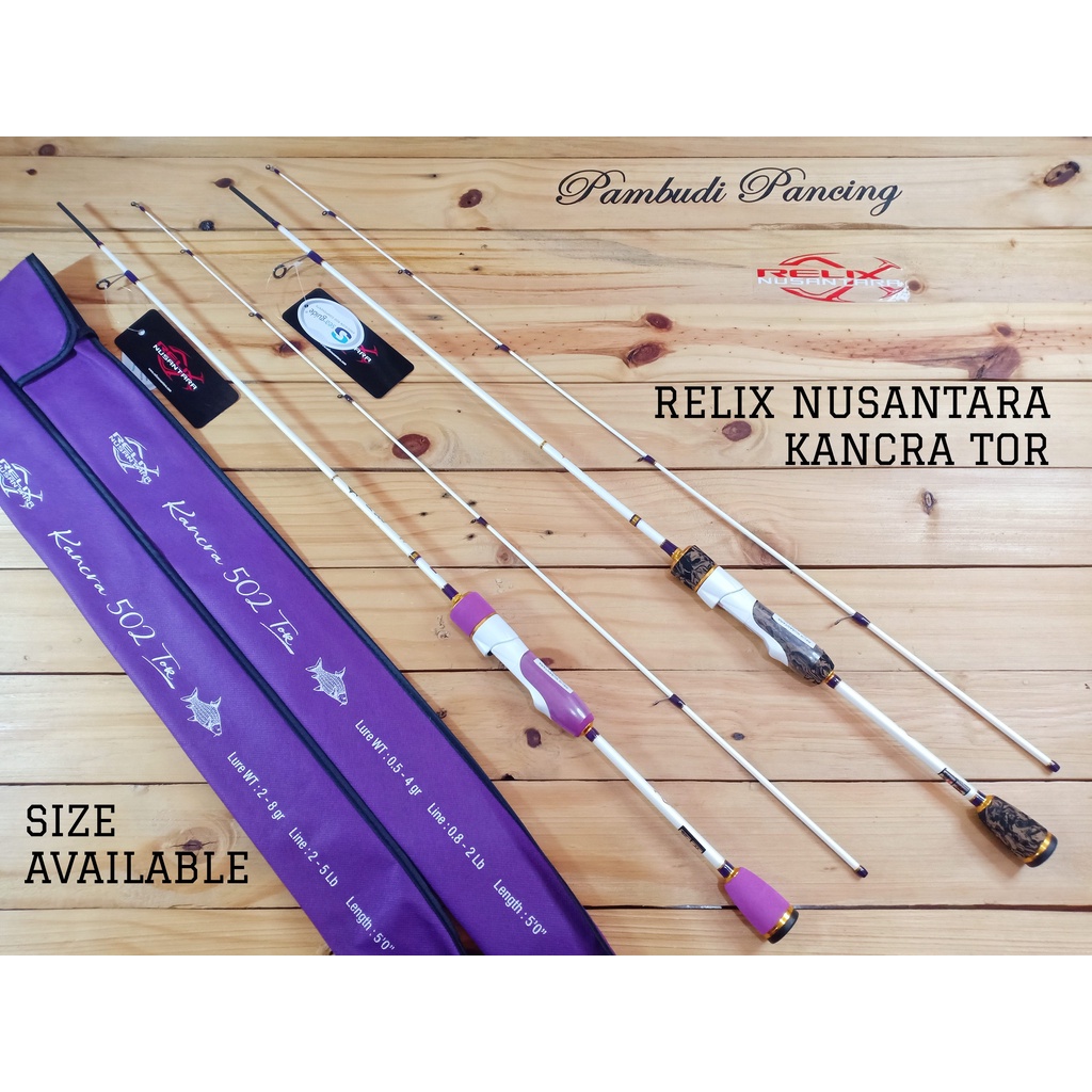 Jual RXN | Joran UL & XUL RELIX NUSANTARA KANCRA TOR Spinning Rod ...
