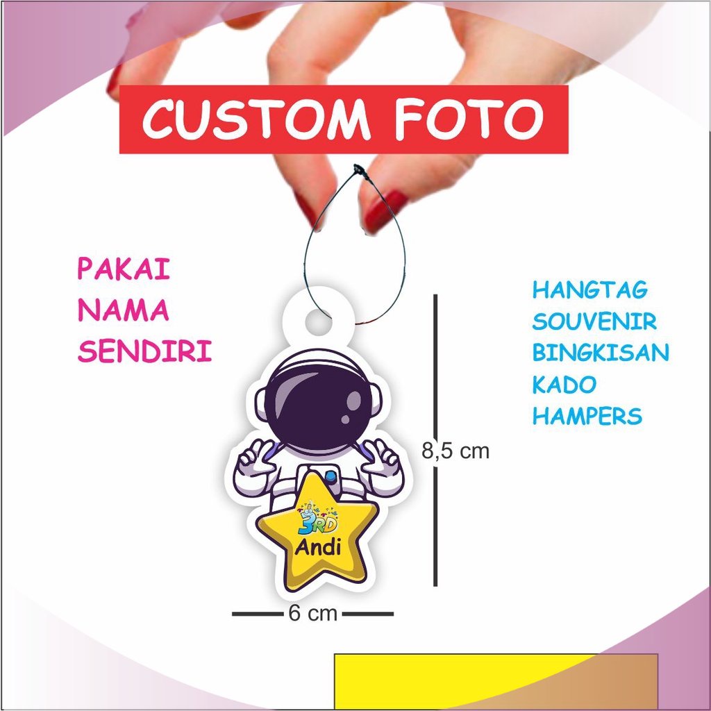Jual CETAK HANG TAG BIRTHDAY KARTU UCAPAN ULANG TAHUN CUSTOM Unik ...