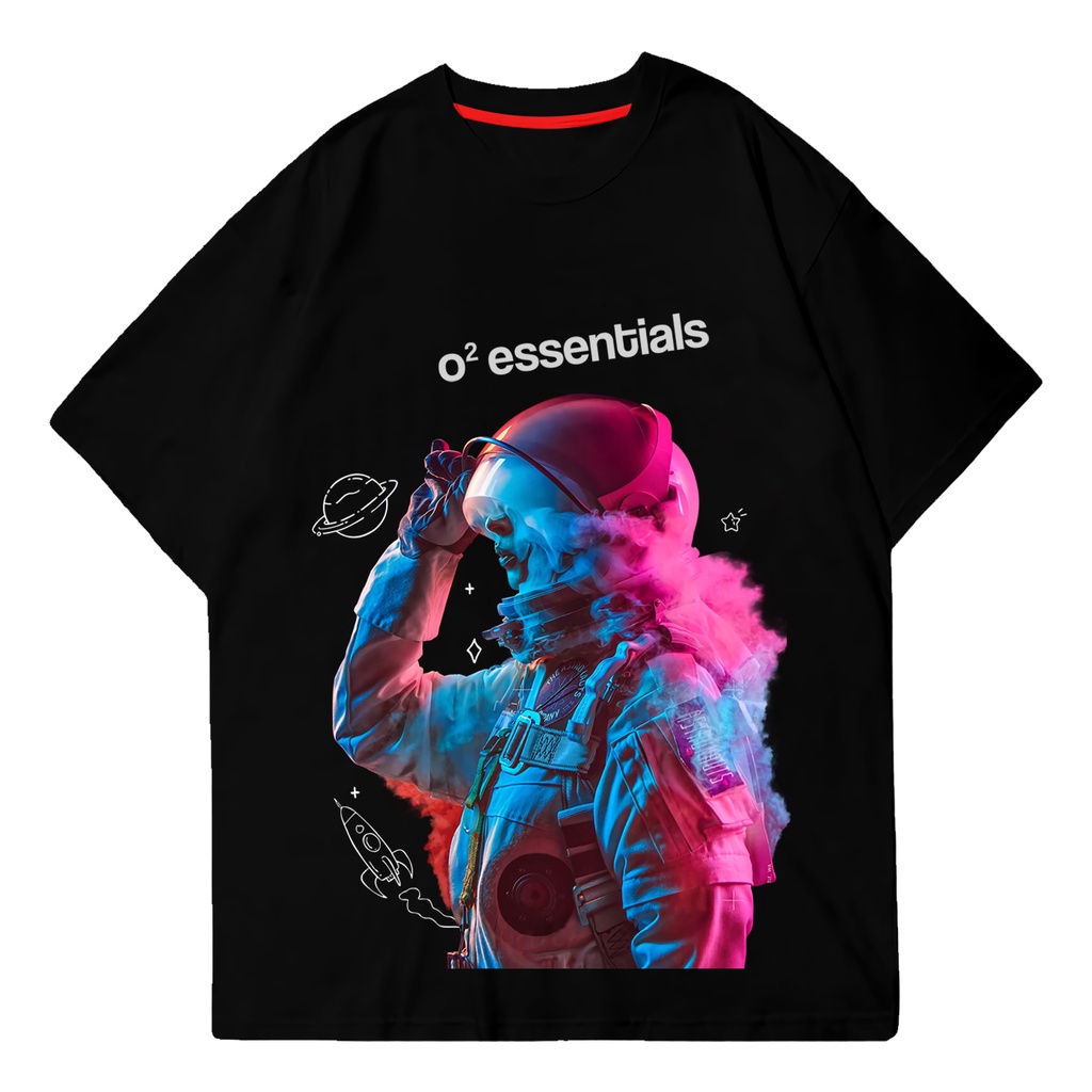 Jual O2 Essentials Kaos Oversize Premium Pria dan Wanita - Astro Nebula ...