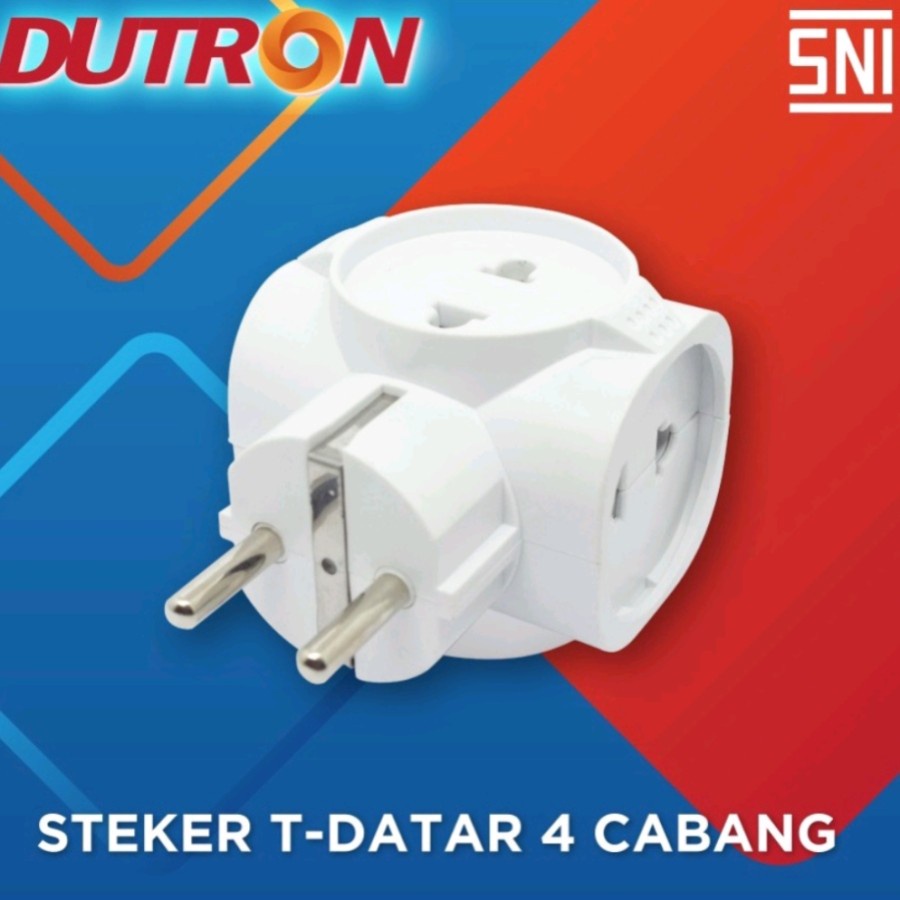 Jual Steker T Multi Warna TEE DUTRON / Colokan Listrik Warna Merk ...