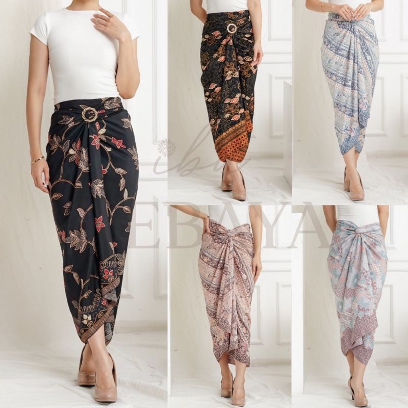 Jual Rok Lilit Batik Bawahan Kebaya Modern Rok Serut/rok lilit batik ...
