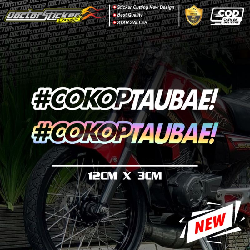 Jual Sticker Sticker COKOPTAUBAE sticker variasi motor | Shopee Indonesia