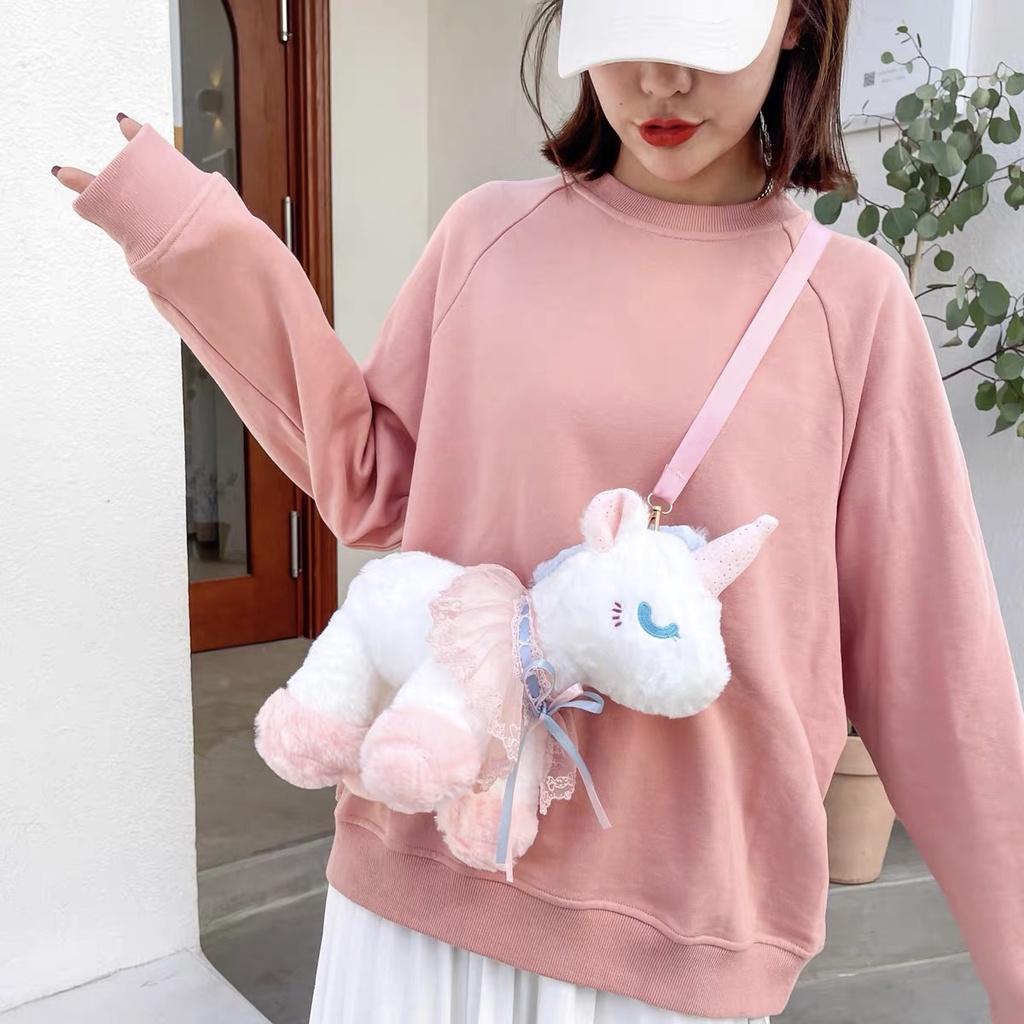 Jual BARANGHITS88 Tas Boneka Unicorn Lucu Viral 2022/Tas Selempang ...
