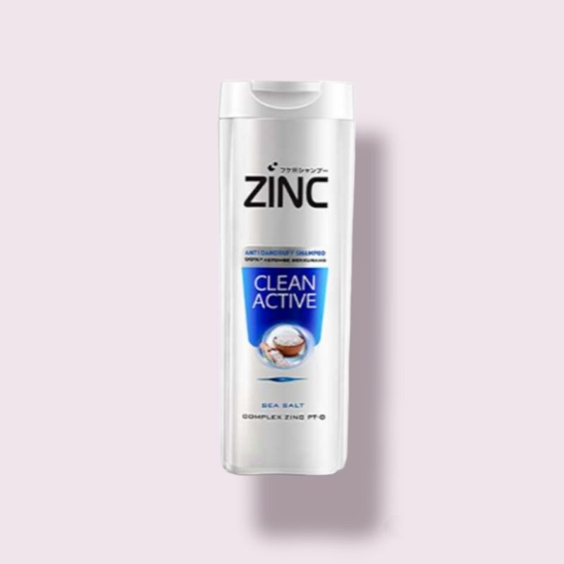 Jual ZINC Shampoo Anti Dandruff Clean Active 170 ml | Shopee Indonesia