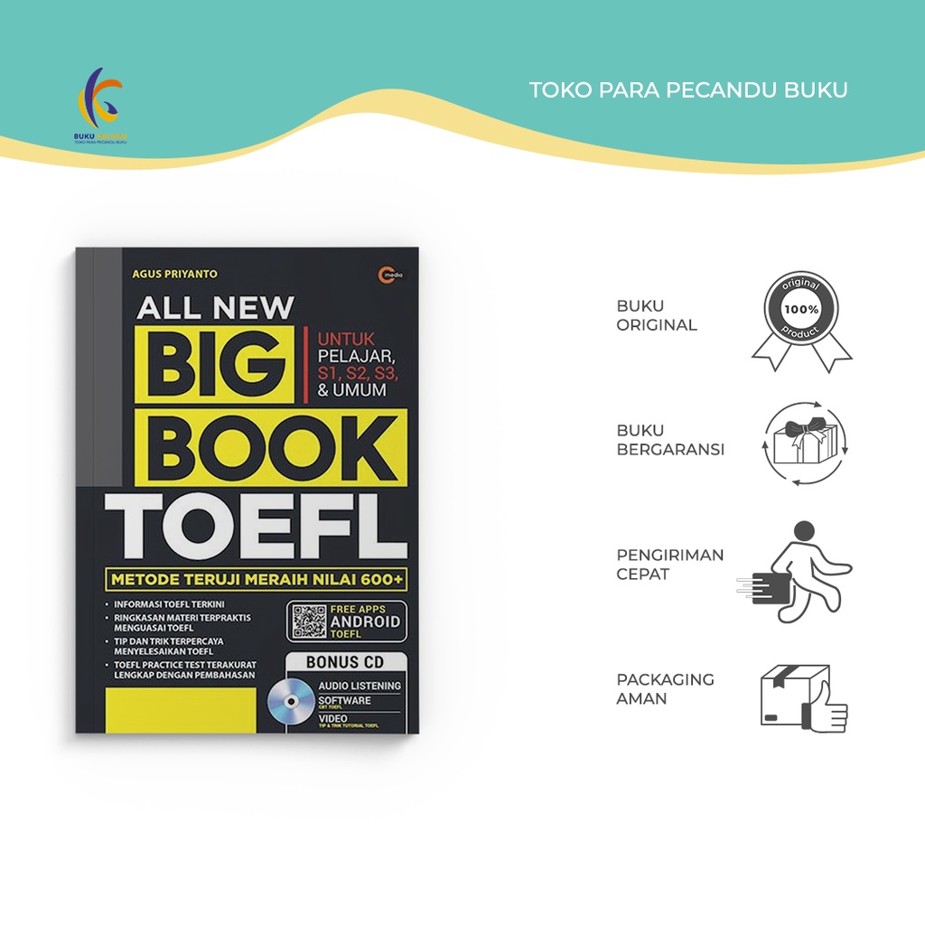 Jual Buku Referensi - All New Big Book Toefl - CMedia - Agus Priyanto ... Jual Buku Referensi - All New Big Book Toefl - CMedia - Agus Priyanto ...