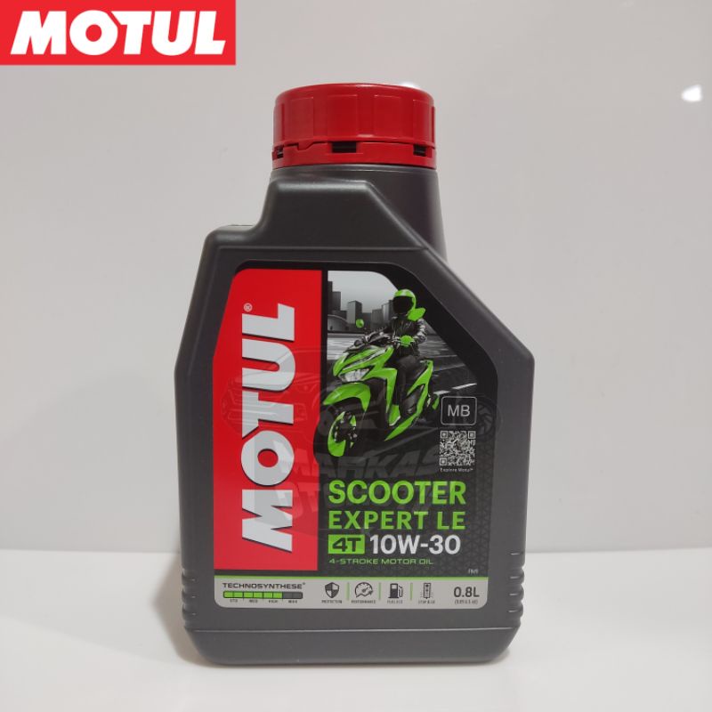Jual MOTUL SCOOTER EXPERT LE 10W30 800ML/100% ORIGINAL/OLI MOTOR MATIC ...