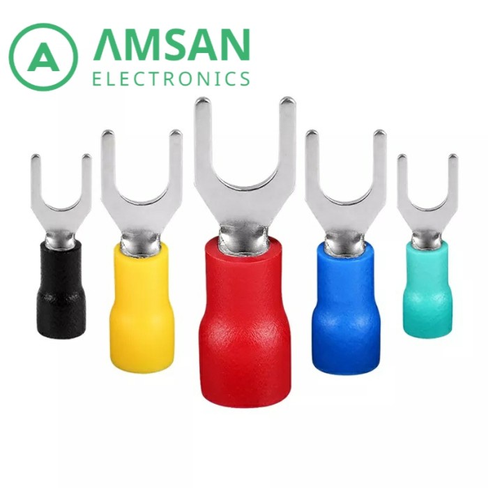 Jual Skun SV1.25 SV2 SV3.5 SV5.5-6 3-4-5 Sekun Y Garpu SV Terminal Kabel 10PCS | Shopee Indonesia