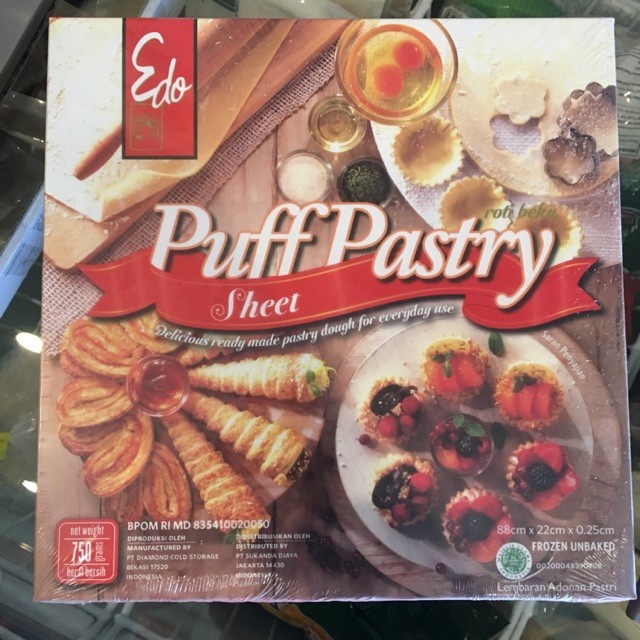 Jual Puff Pastry Edo 750 Gram | Shopee Indonesia