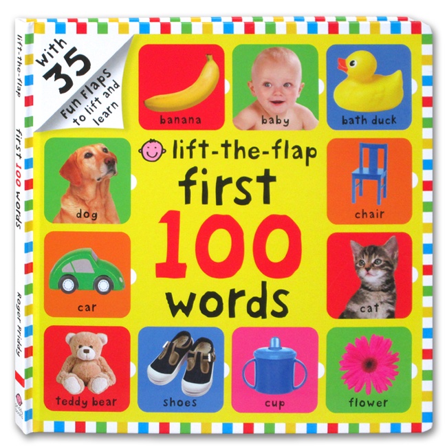 Jual [Priddy Books] Lift-the-Flap First 100 Words Board Book (over 35 ...