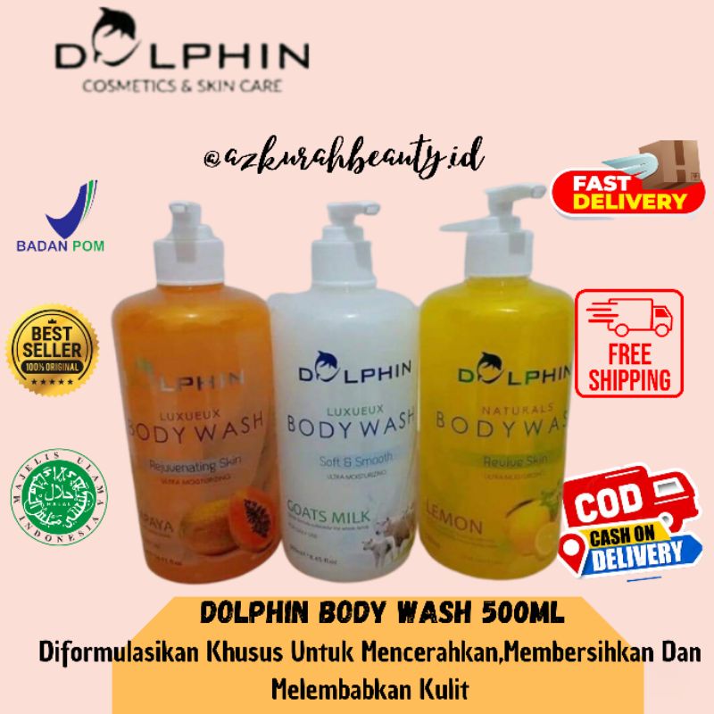Jual Body Wash Dolphin 500ml | Shopee Indonesia
