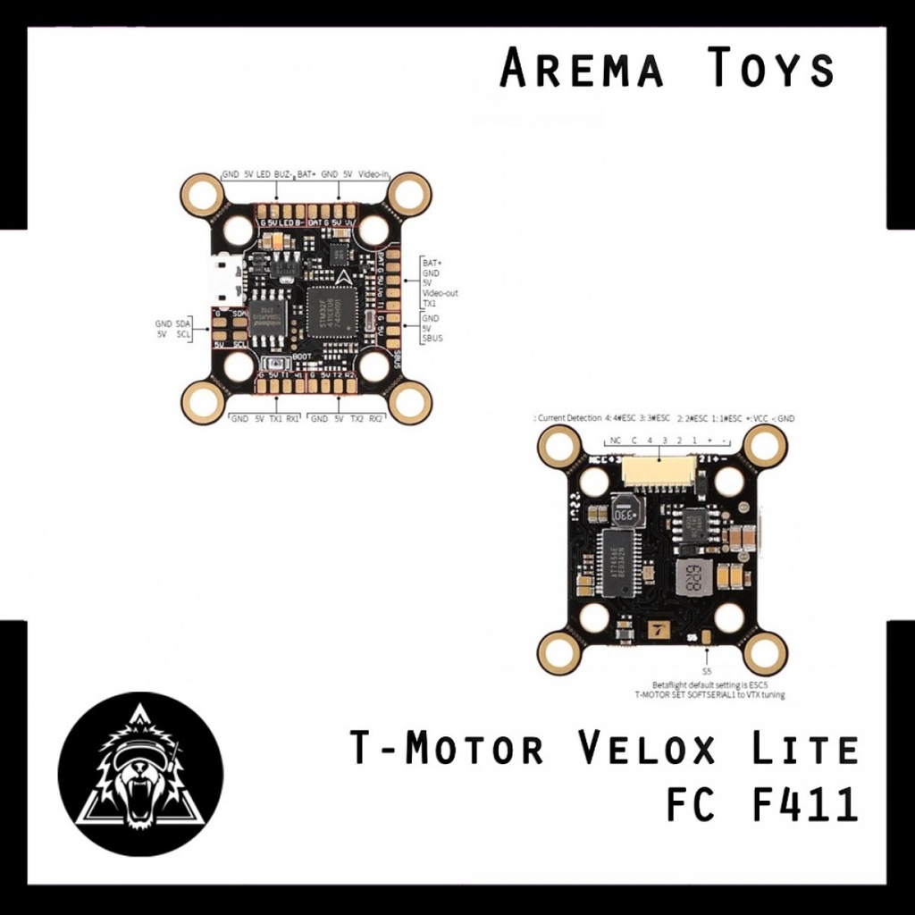 Jual T-Motor Velox Lite FC F411 TMotor Tiger Motor Betaflight Blackbox ...