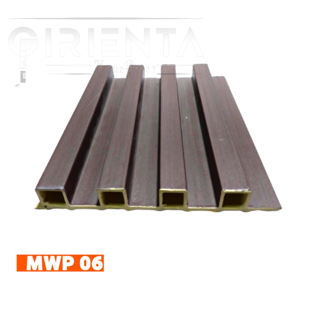 Jual WPC kisi-kisi Hiasan Dinding | AREA BANDUNG | Wall Panel WPC PVC Modern Wood 2.95m x 16cm ...