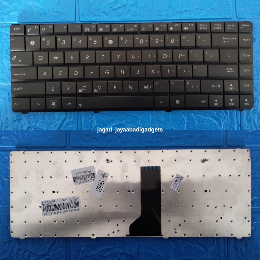 Jual Keyboard Asus A43 A43E K43 ( BAUT ) | Shopee Indonesia