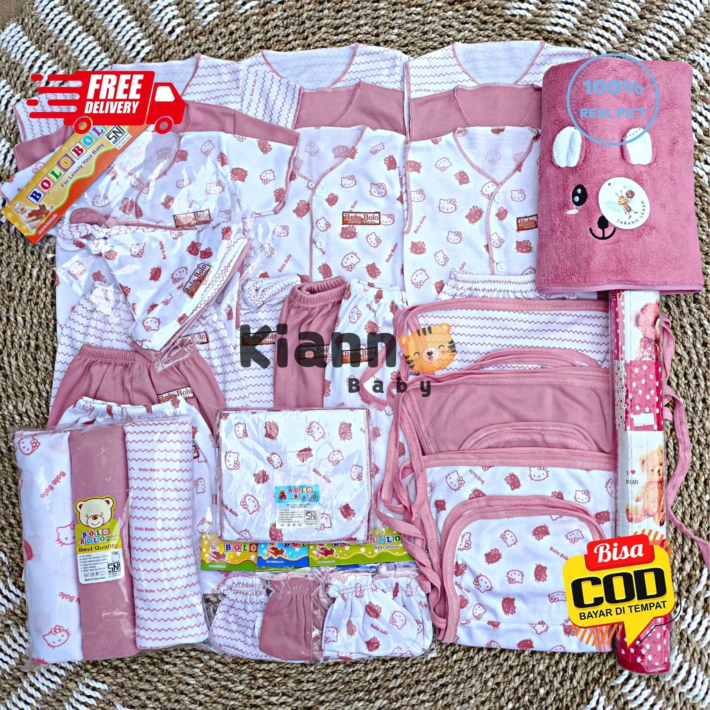 Jual 50 PCS Paket Lengkap Baju Bayi Baru Lahir Paket Hemat Baby Paket ...