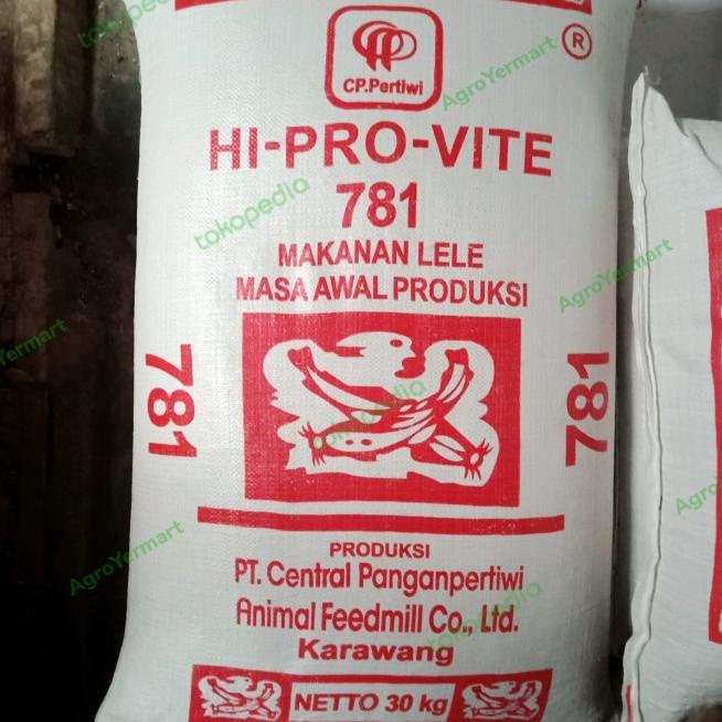 Jual Pelet Ikan HI-PRO-VITE 781-3 Pellet Lele Gurame Nila Paket 10 Kg ...