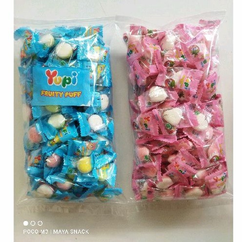 Jual Yupi strawbery Kiss / Yupi Fruity Puff 250gr / Yupi Mangga ...