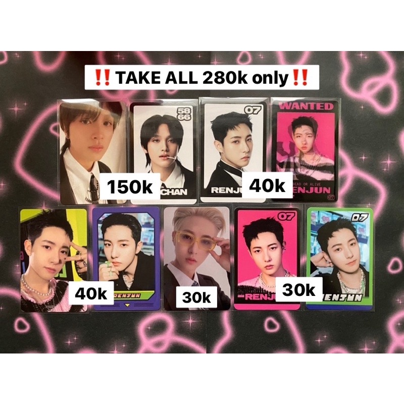 Jual [BOOKED] haechan korek scratch renjun trading card | Shopee Indonesia