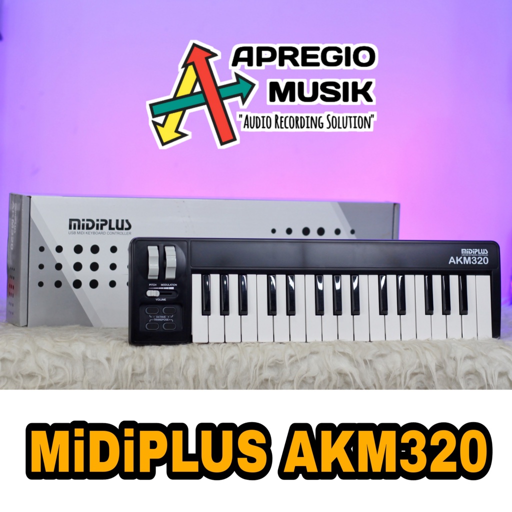 Jual Midiplus AKM320 AKM 320 midi controller murah fitur lengkap | Shopee Indonesia