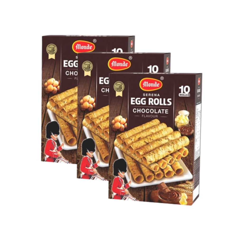 Jual Monde Serena Egg Roll Chocolate 70 gr x 3 | Shopee Indonesia