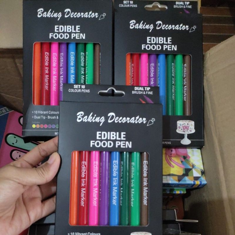 Jual Edible Food Pen. eadible food pen. spidol kue. spidol bosa dimakan ...