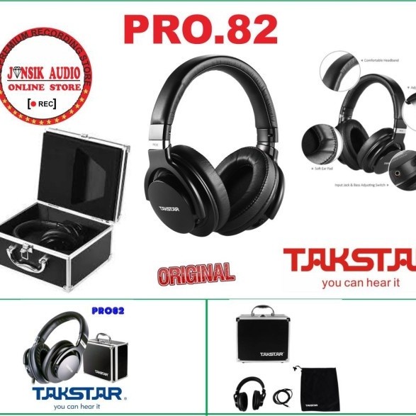 Jual Headphone Takstar Pro82 Pro.82 Pro 82 Headphone Studio | Shopee Indonesia