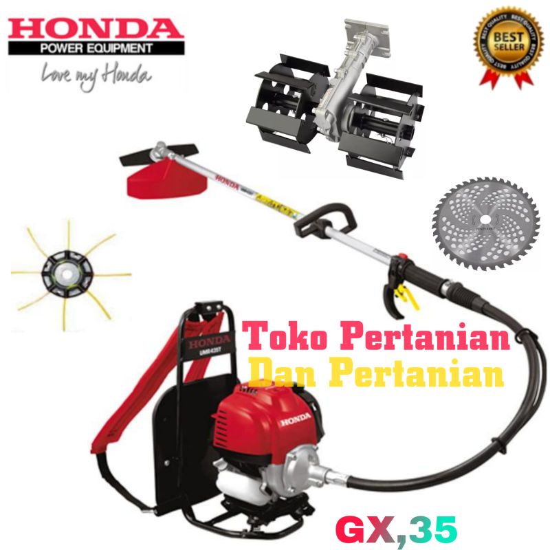 Jual Mesin Potong Rumput HONDA 4 Tak Original dan penyiang Gulma kebun | Shopee Indonesia