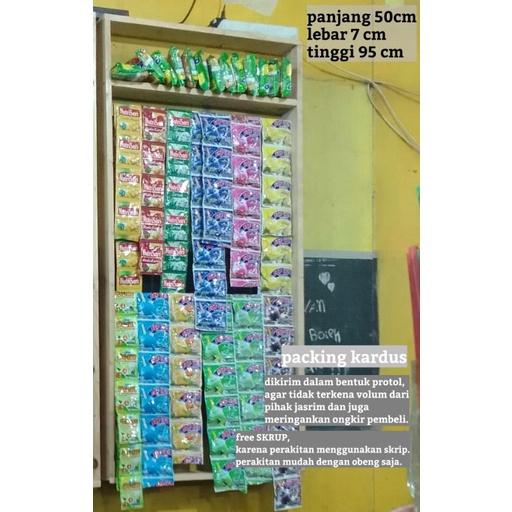 Jual rak kopi / rak warkop / rak sachet / rak sachet kopi | Shopee ...