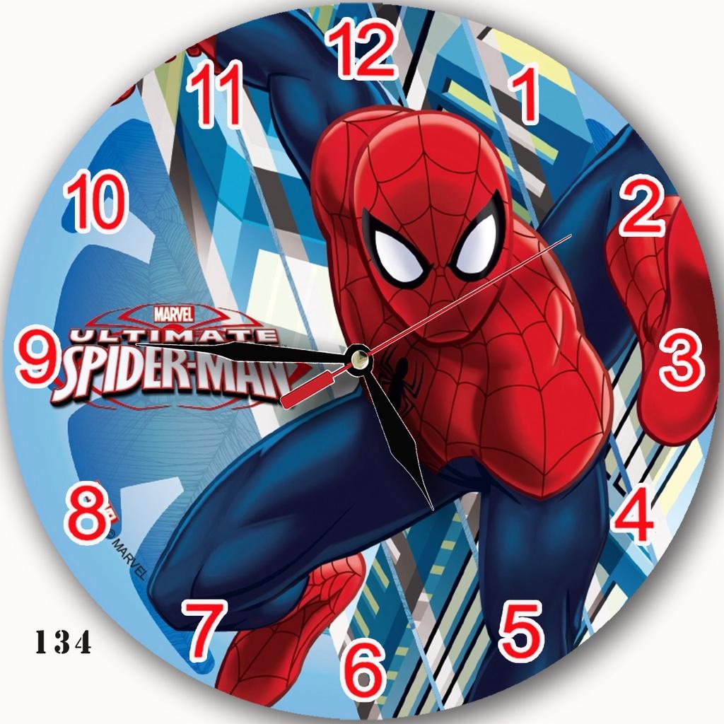 Jual JAM DINDING KARTUN SPIDERMAN 134 "20 CM " | Shopee Indonesia