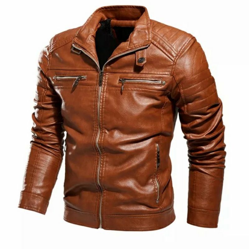 Jual Jaket Kulit Pria Asli Domba (GRATIS DOMPET KULIT) jaket kulit ...