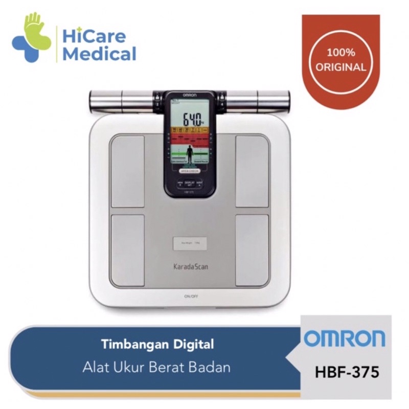 Jual Omron Karada Scan HBF 375 Timbangan Badan Omron Timbangan lemak ...
