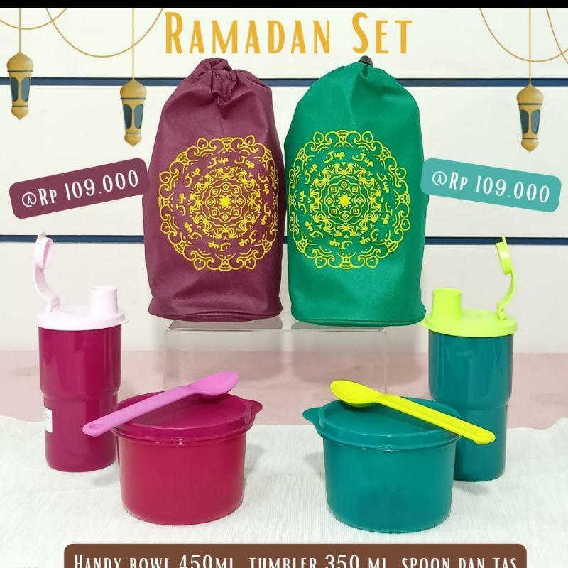 Jual set Festive Tupperware promo seri ramadhan set | Shopee Indonesia