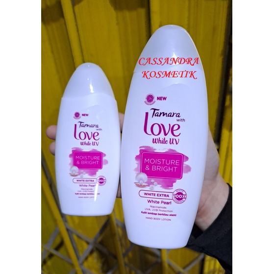 Jual TAMARA HAND BODY LOTION WITH LOVE WHITE UV MOISTURE & BRIGHT WHITE ...