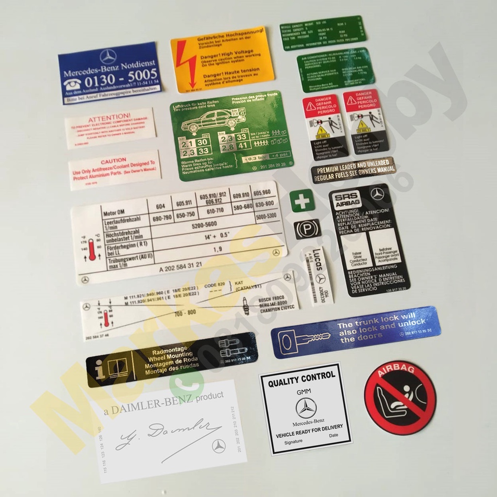 Jual Sticker Mercedes W202 Set | Shopee Indonesia