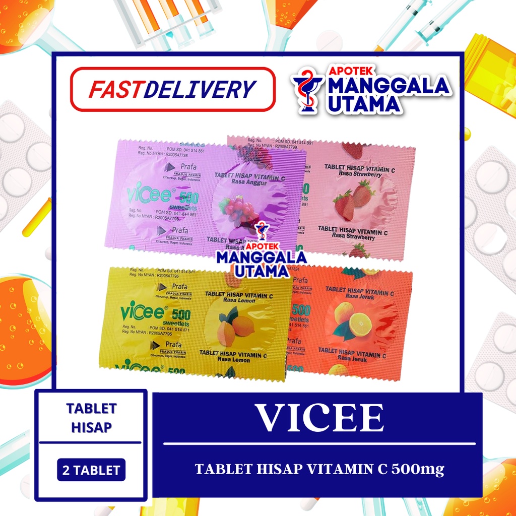 Jual VICEE PER STRIP ISI 2 TABLET | Shopee Indonesia