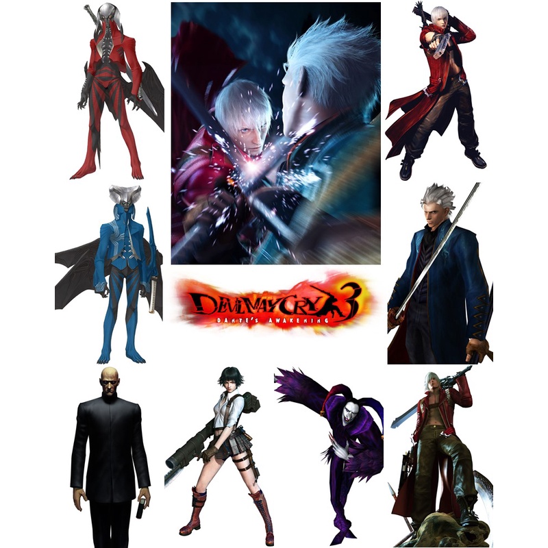 Jual Devil May Cry 3 "Dante's Awakening" Sticker Pack - (17) Sticker ...