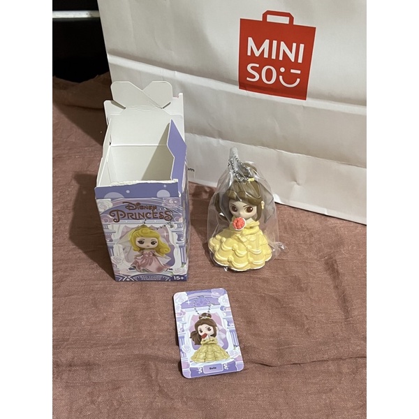 Jual Disney Princess blind box by miniso (BELLE, ARIEL, JASMINE & SNOW ...