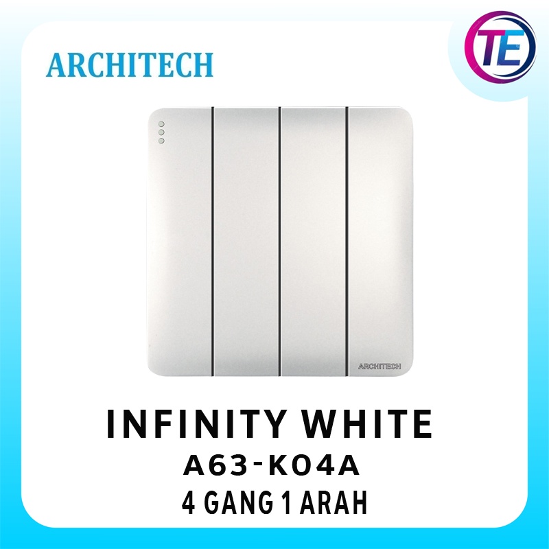Jual SAKLAR ARCHTECH INFINITY WHITE A63 ARCHITECH / STOP KONTAK / SAKELAR / SAKLAR RUMAH ...