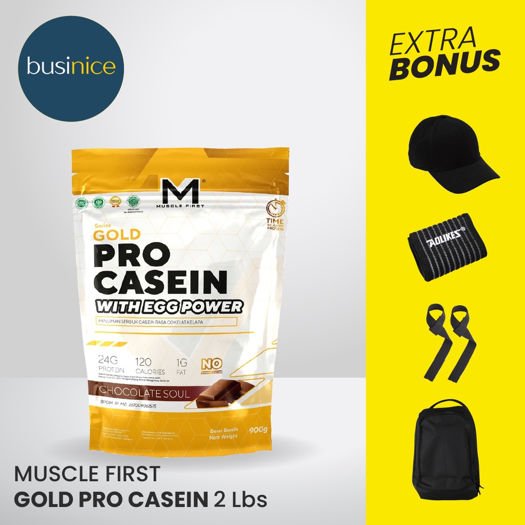Jual M1 Muscle First Gold Pro Casein 2 Lbs BPOM Halal | Shopee Indonesia