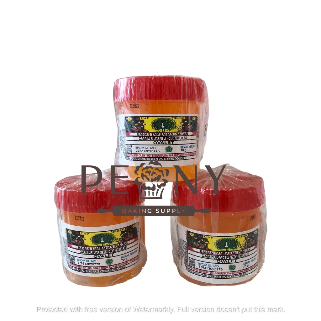 Jual OVALET CAMPURAN PENGEMULSI CAP MERAK BESAR 70GR | Shopee Indonesia