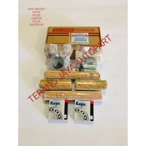 Jual King Pen King pin set Mitsubishi Ps125,Ps100,Ps120,Ps135,canter HDx KTB | Shopee Indonesia