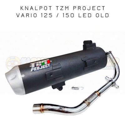 Jual Knalpot Standar Racing TZM Project Vario 125 150 LED OLD NEW Knalpot STD NON SS Pro full ...