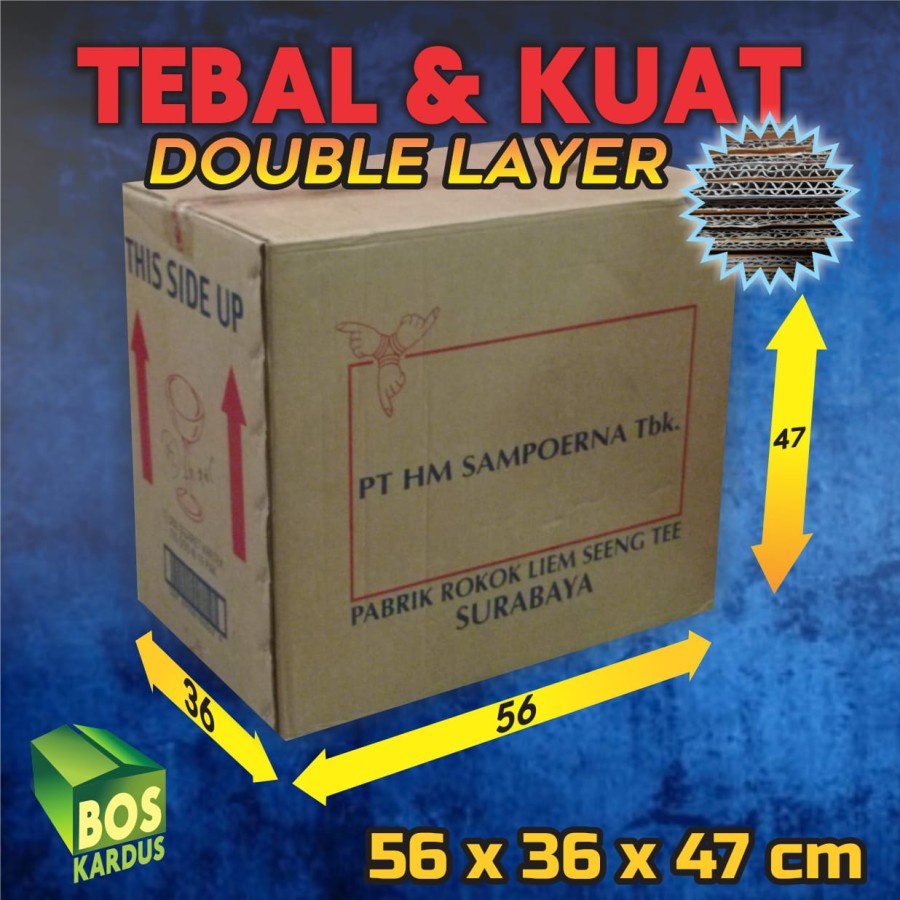 Jual Kardus Besar Pindahan Jumbo Packing Bekas Dus Packaging Tebal Box ...