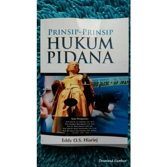 Jual Buku Pidana Prinsip-Prinsip Hukum Pidana Eddy O.S. Hiariej | Shopee Indonesia