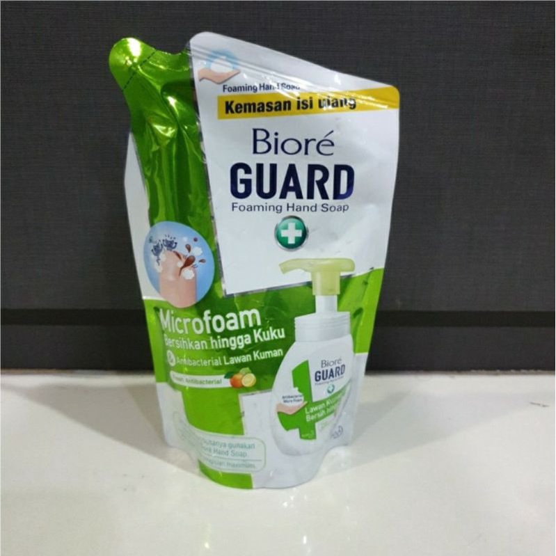 Jual Biore Guard Foaming Hand Soap Microfoam Fresh Antibacterial 250 Ml ...