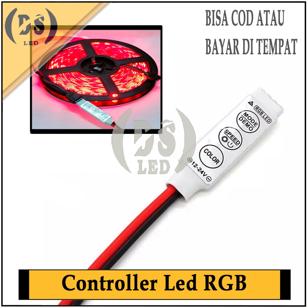 Jual Modul Led RGB mini / Controller LED Strip RGB 12-24V / Modul Led ...
